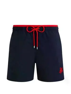 Vilebrequin Turtle-detail Swim Shorts - Blue
