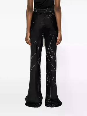Rick Owens Drawstring Bias Trousers