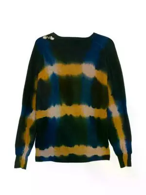 A.N.G.E.L.O. VINTAGE CULT Tie-dye Embroidered Sweater