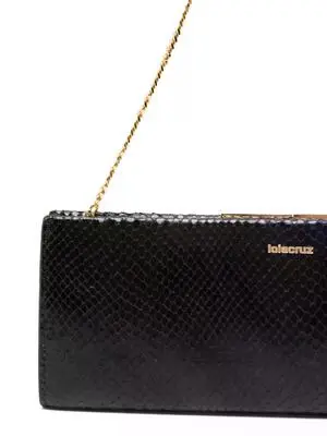 Lola Cruz Chain-strap Clutch - Black