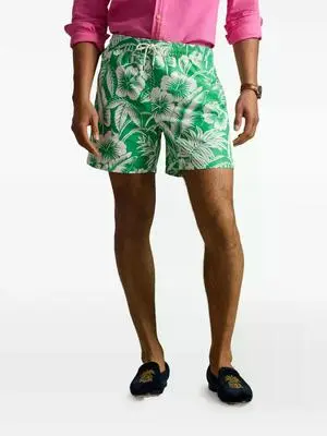 Polo Ralph Lauren Floral-patterned Swim Shorts - Green