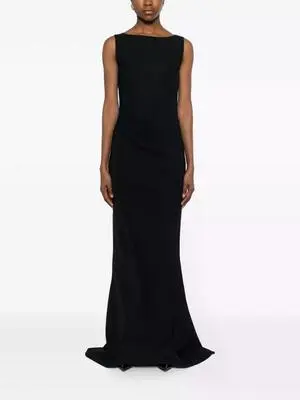 Chiara Boni La Petite Robe Cowl-neck Maxi Dress