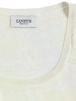 LANEUS Knitted Crop Top