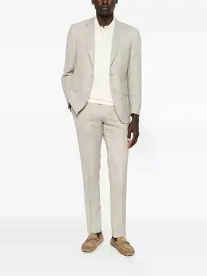 Canali Notched-lapel Suit - Neutrals