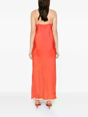 FORTE_FORTE Lace V-neck Maxi Dress