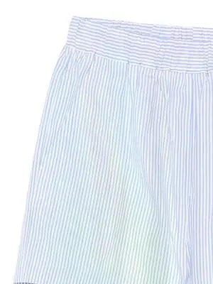 MANUEL RITZ Striped Shorts - Blue