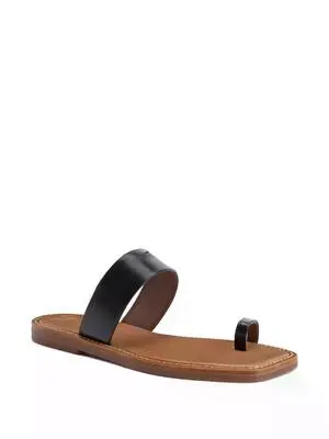 GIUSEPPE ZANOTTI Toe Post Strap Sandals - Black