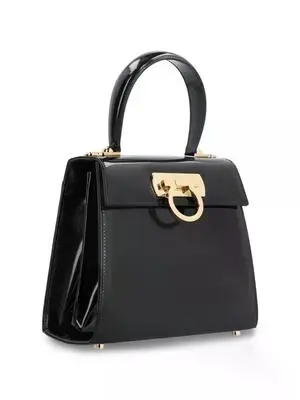 FERRAGAMO Gancini Leather Handbag