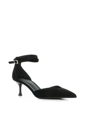 SERGIO LEVANTESI Camelia Ankle-strap Pumps - Black