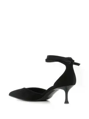 SERGIO LEVANTESI Camelia Ankle-strap Pumps - Black