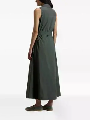 Woolrich Buttoned Belted Midi Dress - Green