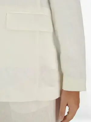Herno Linen Double-breasted Blazer