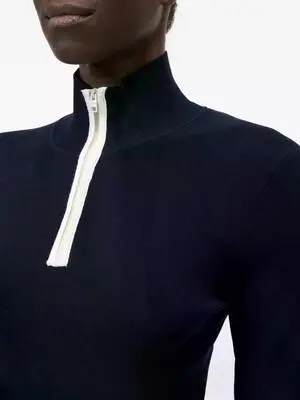 Closed Halfzip Longsleeve Sweater - Blue