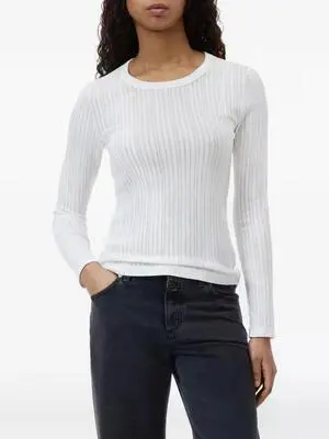 Closed Long Sleeve Crewneck Top