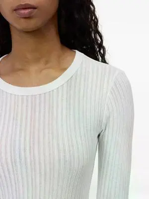 Closed Long Sleeve Crewneck Top