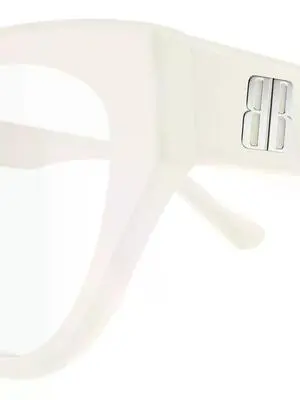 Balenciaga Cat-eye Frame Glasses - White