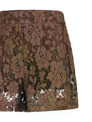 Federica Tosi Lace High-waisted Shorts