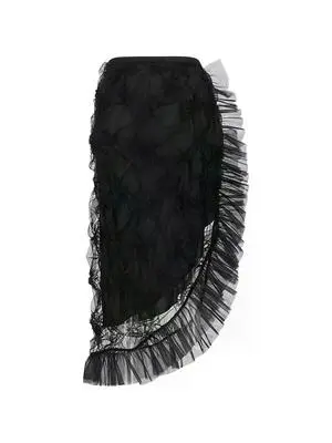 Blumarine Ruffled Tulle Skirt