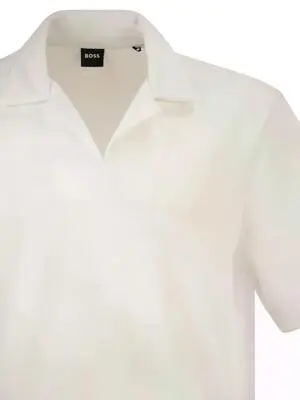 BOSS Cotton Polo Shirt - White