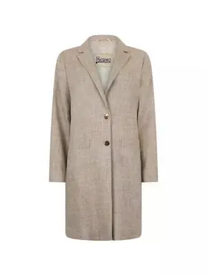 Herno Button-detailed Collared Coat