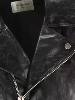 Saint Laurent Leather Biker Vest