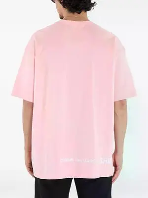 Comme Des Garçons Logo-print T-shirt - Pink