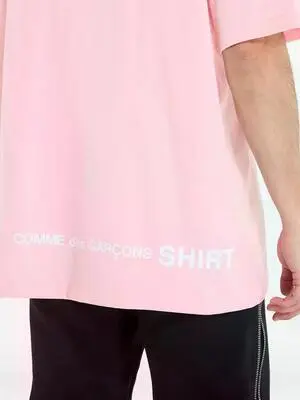 Comme Des Garçons Logo-print T-shirt - Pink
