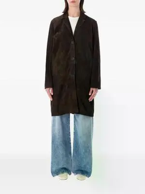 SWORD 6644 Fringed Coat - Brown