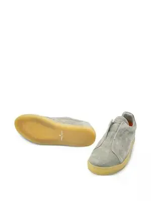 ANDREA VENTURA FIRENZE Slip-on Suede Sneakers