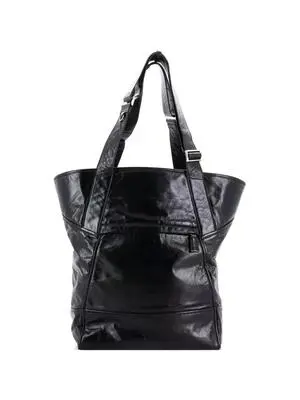 Prada Triple Front Pocket Leather Tote Bag
