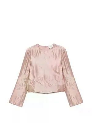 LOULOU Round-neck Blouse