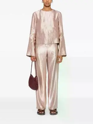 LOULOU Round-neck Blouse
