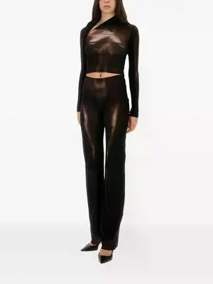 JEAN PAUL GAULTIER Dust-print Long-sleeve Top