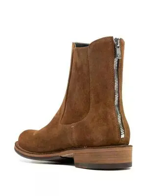 Officine Creative Legrand Zip Suede Boots
