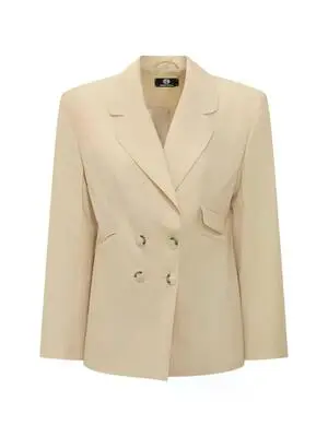 MOMS PANTS Double-breasted Wool Jacket