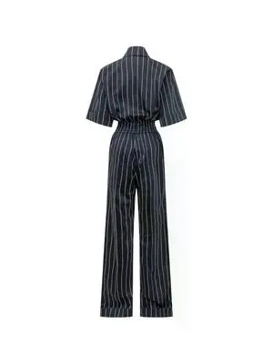 MOMS PANTS Striped Jumpsuit