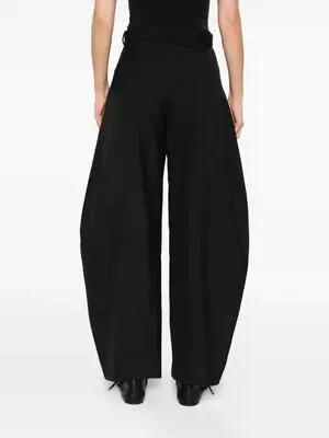 Sacai Wide-leg Belted Trousers