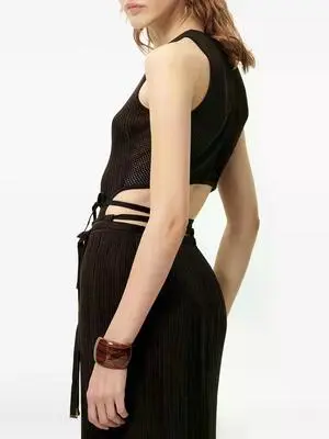 SESSUN Andrade Cut-out Bodysuit - Brown