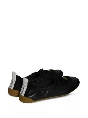 Chloé Kick Ballerina Lace-up Ballet Flats - Black