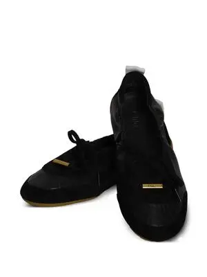 Chloé Kick Ballerina Lace-up Ballet Flats - Black
