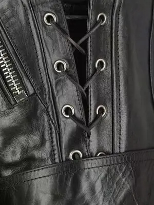 Saint Laurent Leather Biker Vest