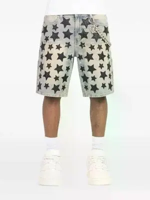 GUAPI Stars V2 Denim Shorts