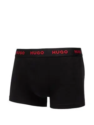 Hugo Logo-waistband Patterned Trunks