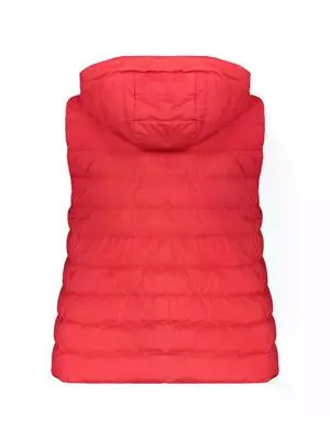 Herno Hooded Quilted Gilet - Red