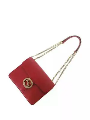 Gucci Calfskin Interlocking G Crossbody Bag