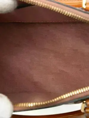 LOUIS VUITTON Monogram Vernis Alma Bb Satchel - Brown