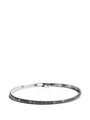 Werkstatt:München Hook Lyrics Bangle Bracelet