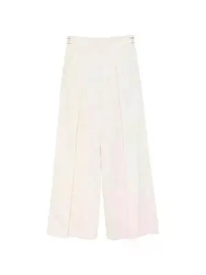 ERMANNO FIRENZE Pleated Striped Trousers