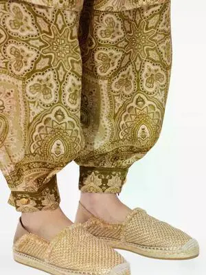 JIMMY CHOO Avi Espadrilles - Gold