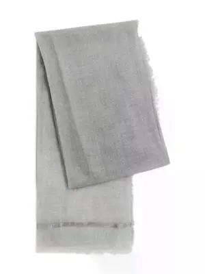 AMA PURE Frayed Scarf - Grey